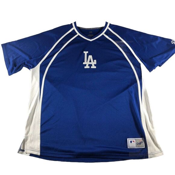 Genuine Merchandise | Shirts | Mlb Genuine Merchandise Blue Vneck La ...